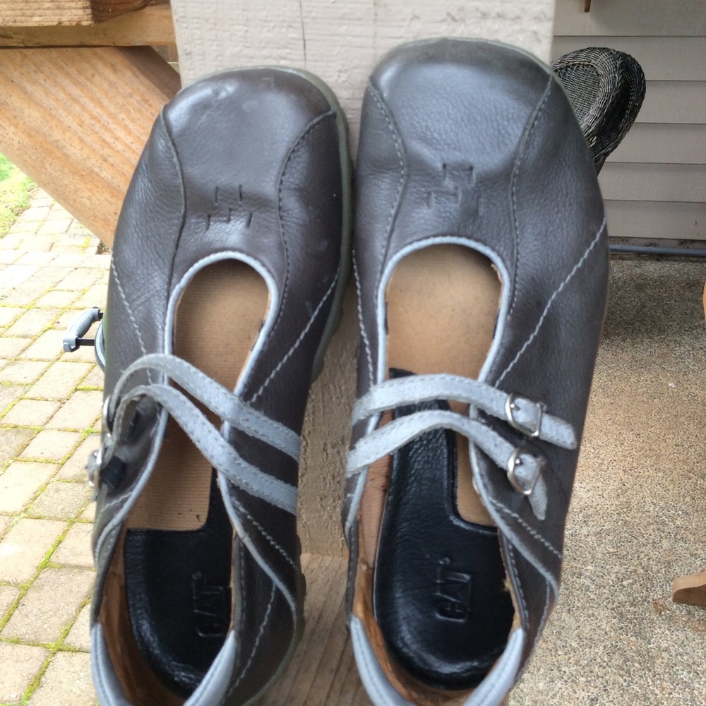 Cat Walking Loafers Mary Jane Style Dark Gray - Gem